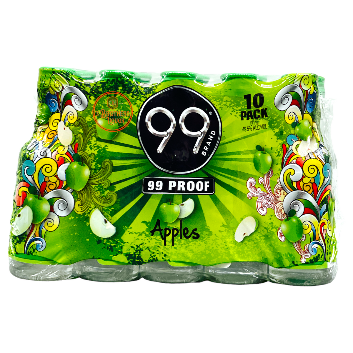 99 Brand Proof Apples Liqueur 50ML Shots – 3brothersliquor