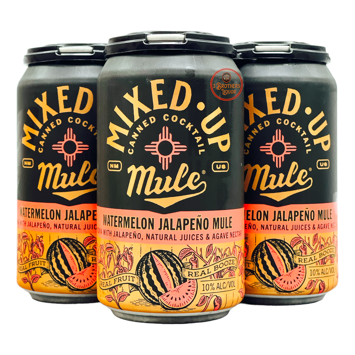 Mixed Up Watermelon Jalapeno Mule Canned Cocktails 4Pk Cans ...