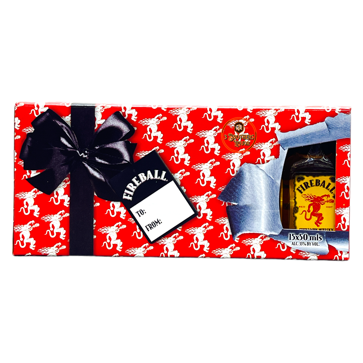 Fireball Cinnamon Whiskey Christmas Gift Pack (15 Of 50ML ...