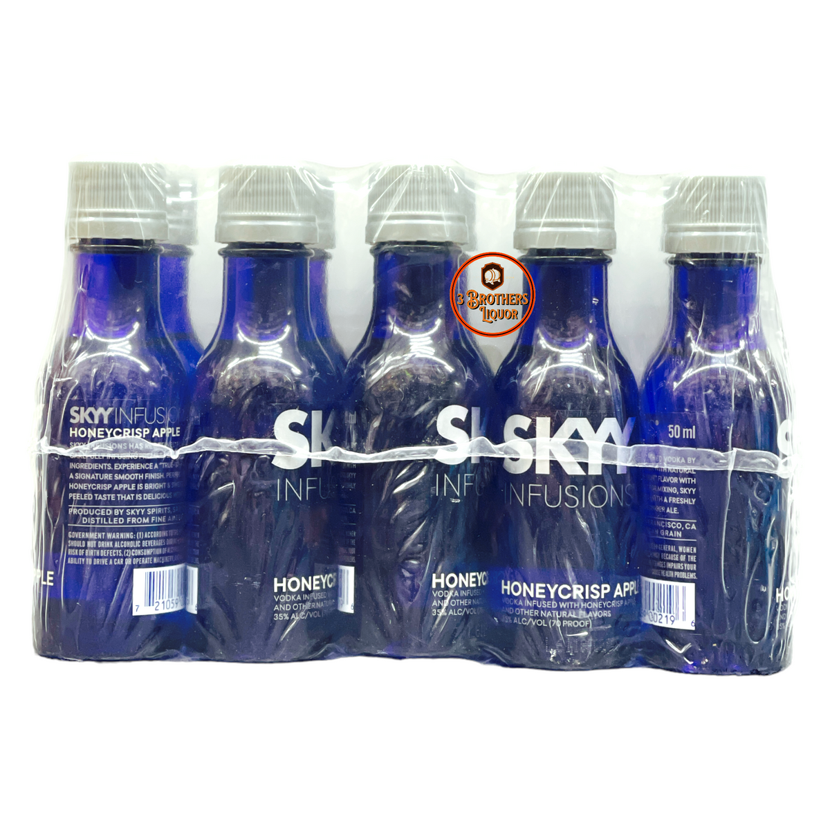 Sky Infusion Honey Crisp Apple Flavoured Vodka (10 Of 50ML ...