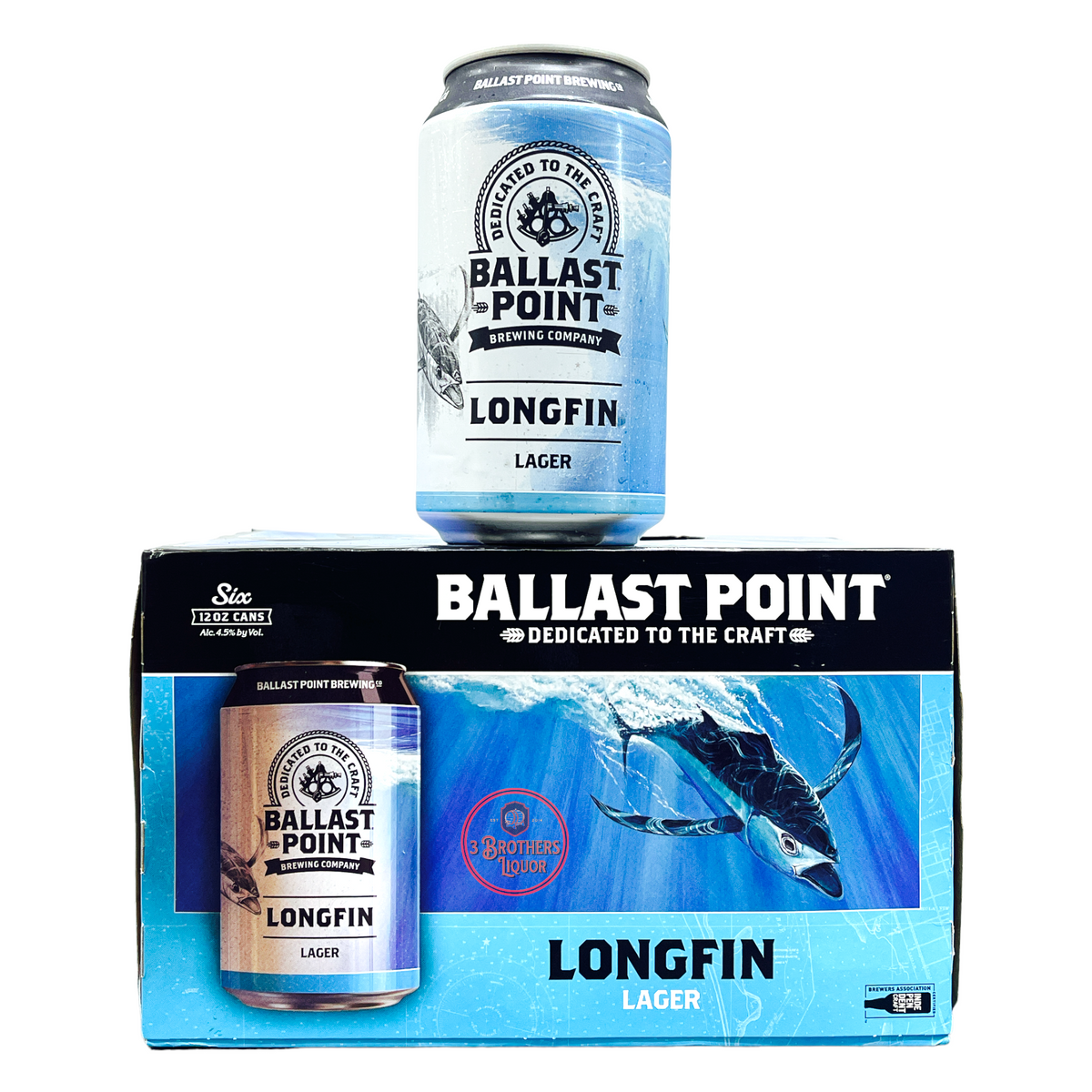 Ballast Point Longfin Lager 6Pk Cans – 3brothersliquor