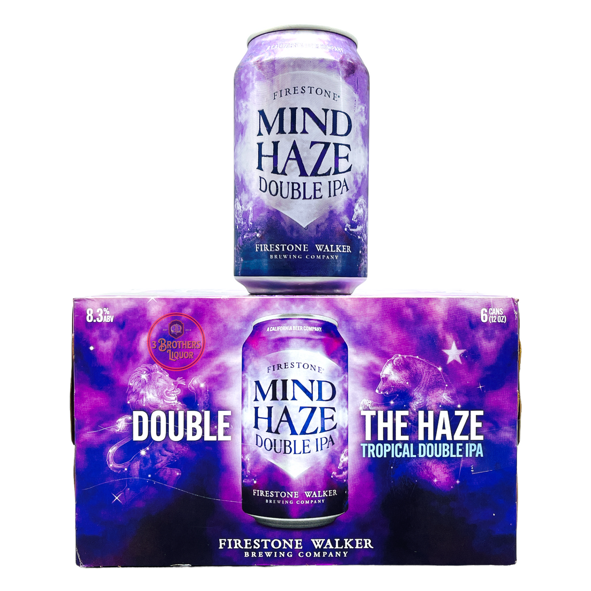 Firestone Mind Haze Double IPA 6Pk Cans – 3brothersliquor