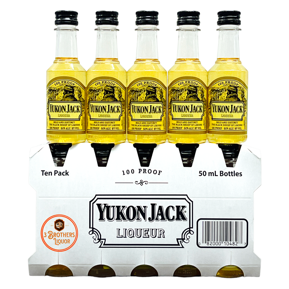 Yukon Jack Liqueur Mini Shots (10 Of 50ML) – 3brothersliquor