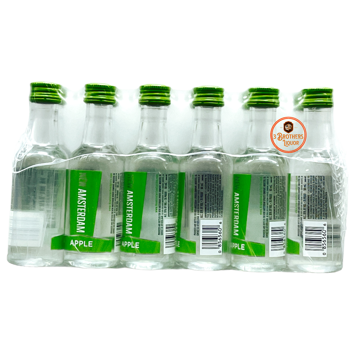 New Amsterdam Apple Vodka Miniature Shots (12 Of 50ML) – 3brothersliquor