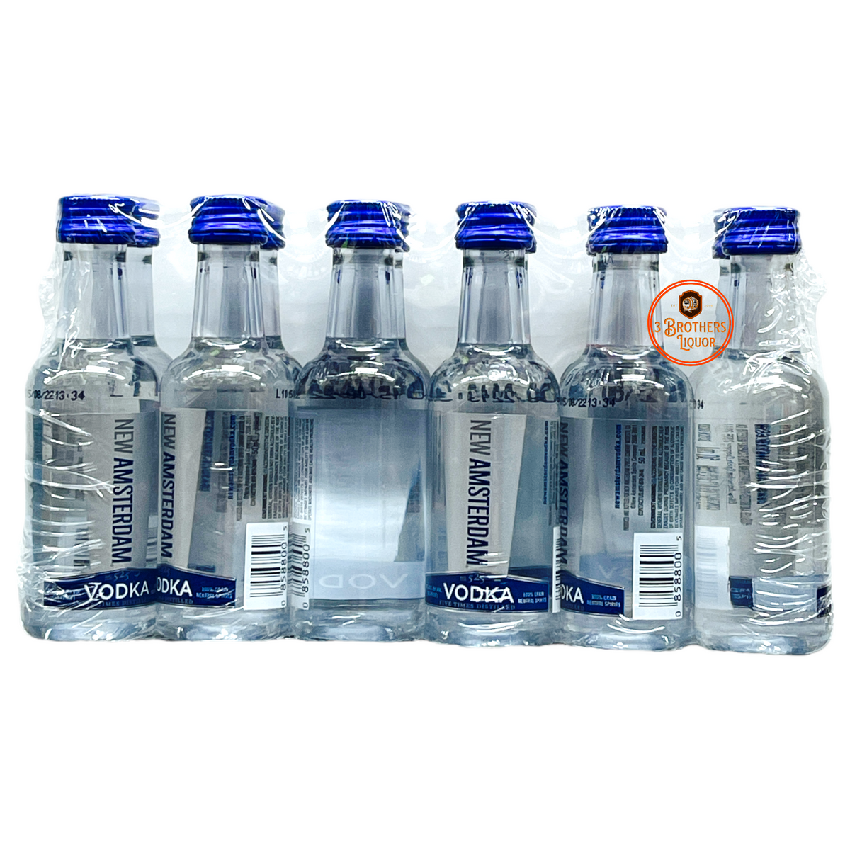 New Amsterdam Original Vodka Miniature Shots (12 Of 50ML) – 3brothersliquor