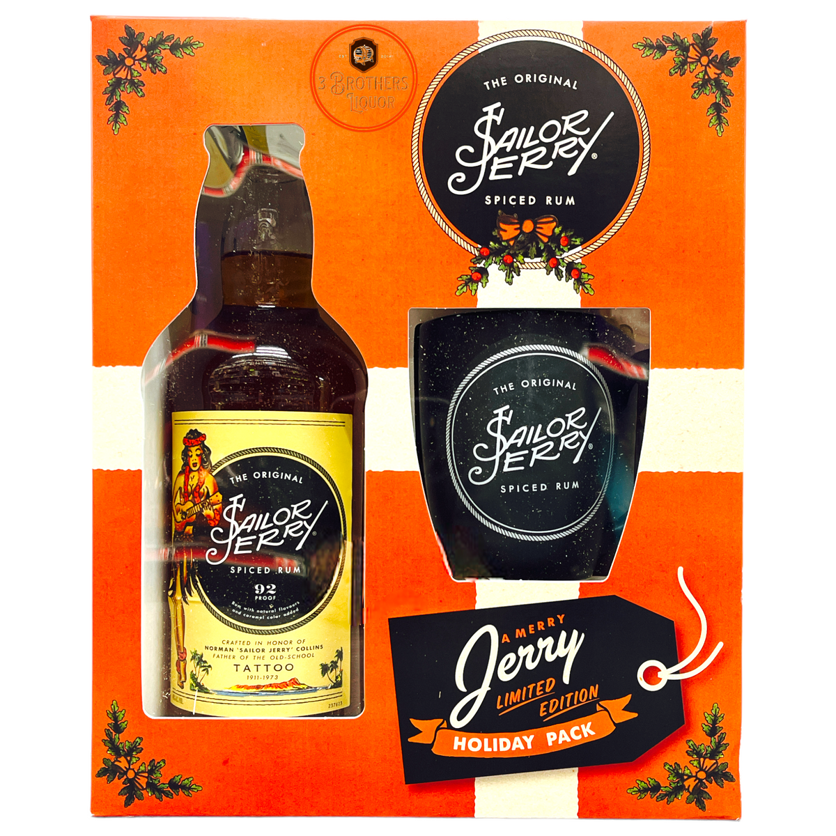 Sailor Jerry Spiced Rum Holiday Gift Set W/ Sailor Jerry Mug ...