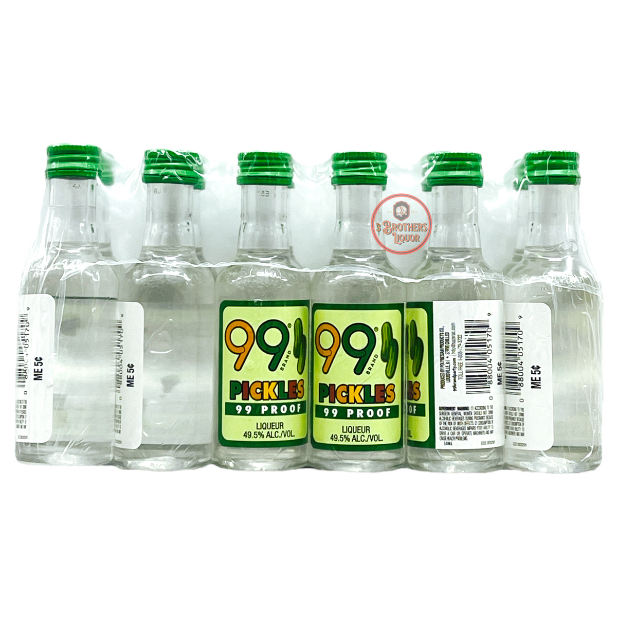99 Brand Proof Pickles Flavoured Shots (12 Of 50ML) – 3brothersliquor
