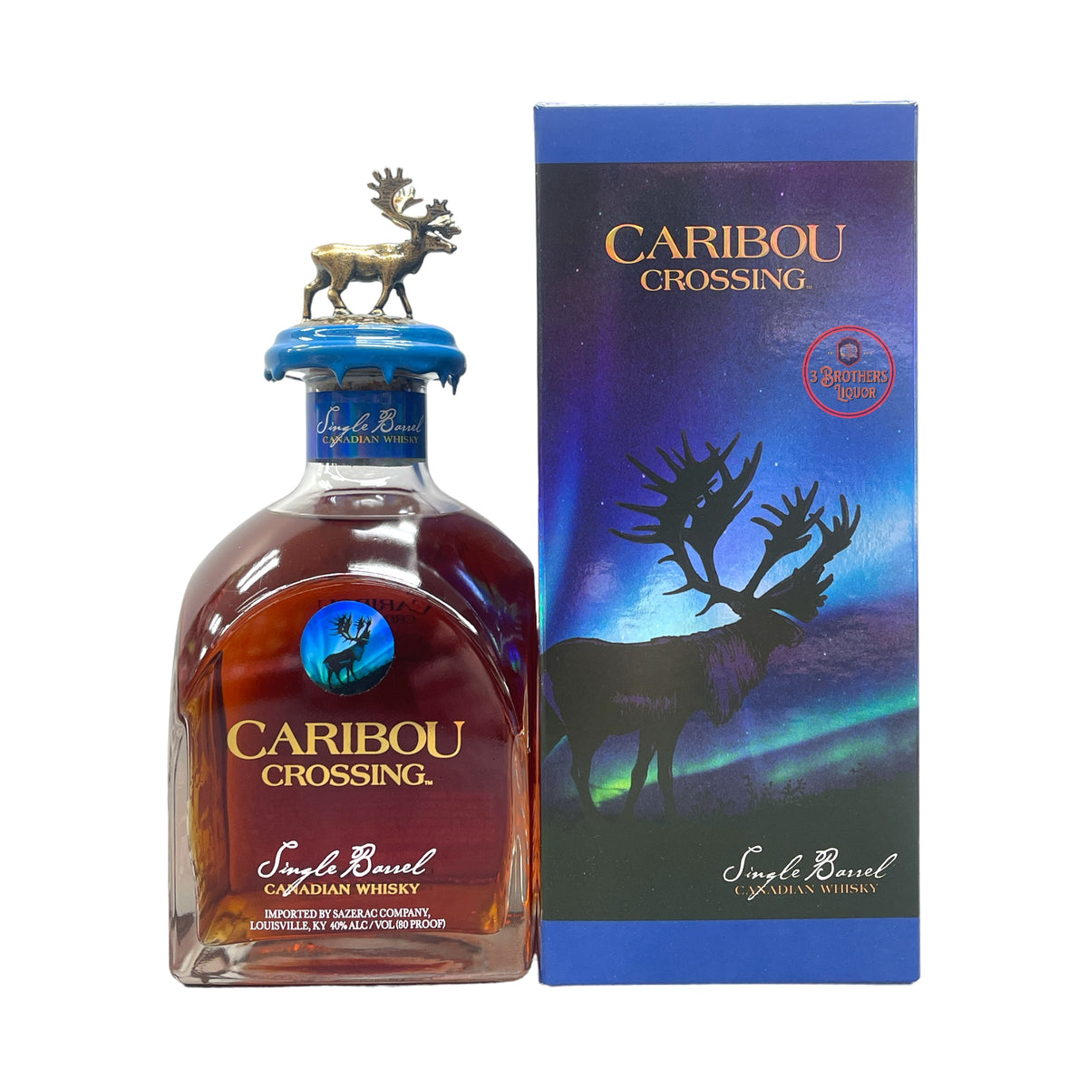Caribou Crossing Single Barrel Canadian Whisky W/ Gift Box ...