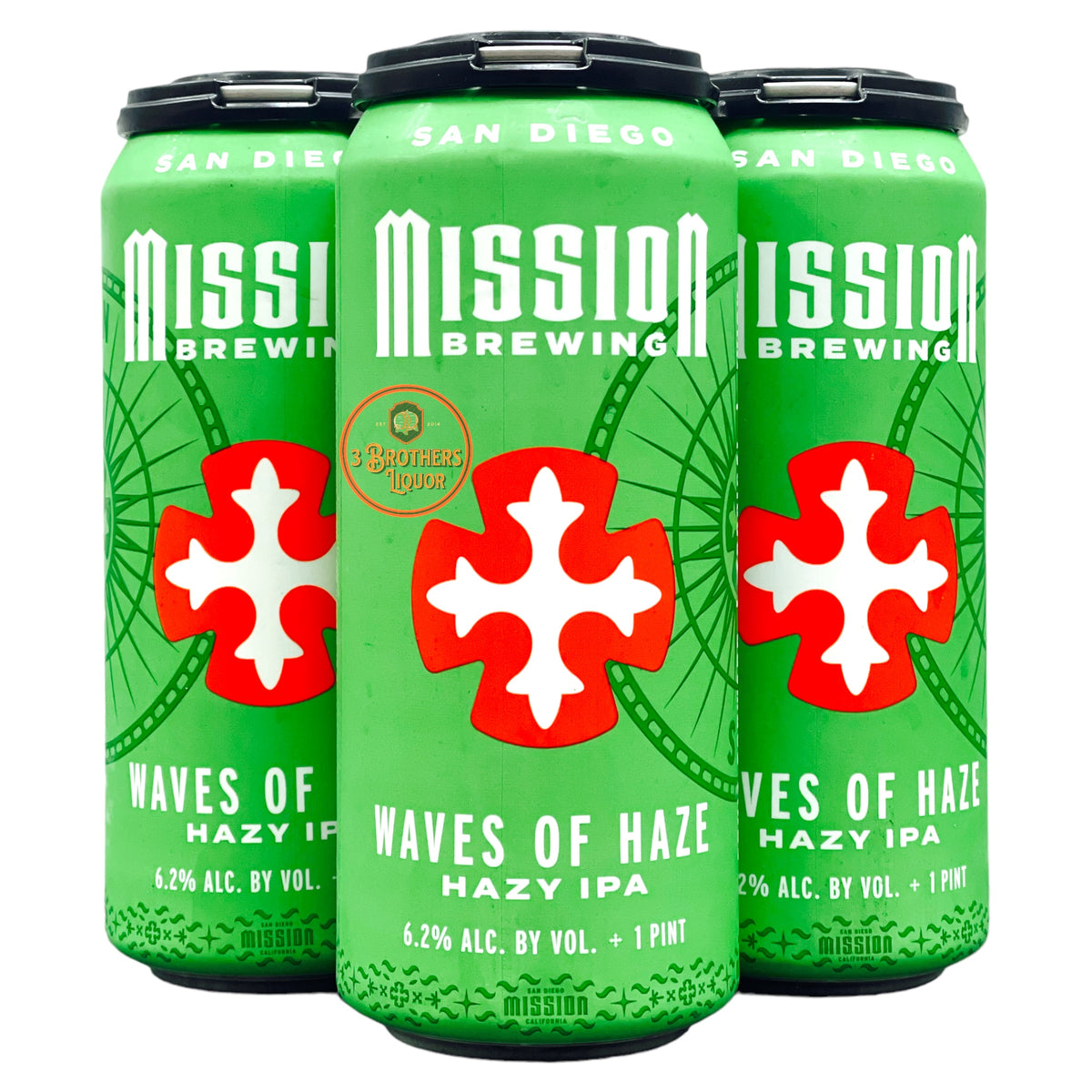 Mission Brewing Waves Of Haze Hazy IPA 6PK Cans – 3brothersliquor