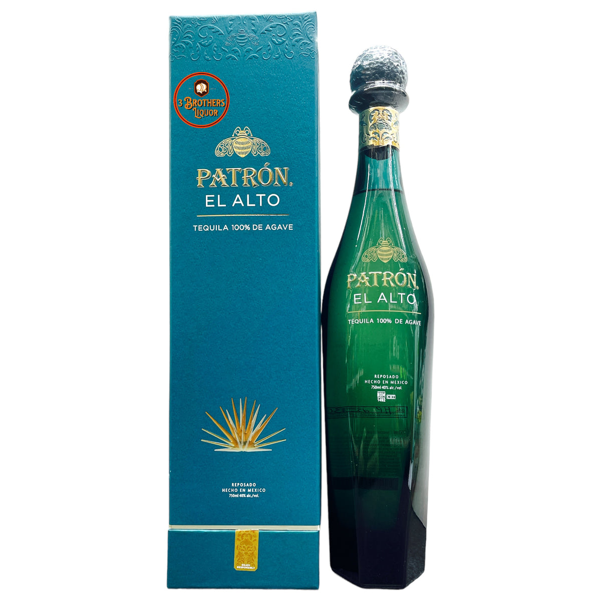 Patron El Alto Reposado Tequila W/ Gift Box – 3brothersliquor