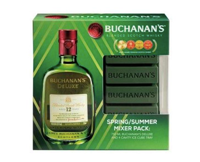 Buchanan's 12 Year Blended Scotch Whisky Gift Set W/ Ice Mold Spring/S ...