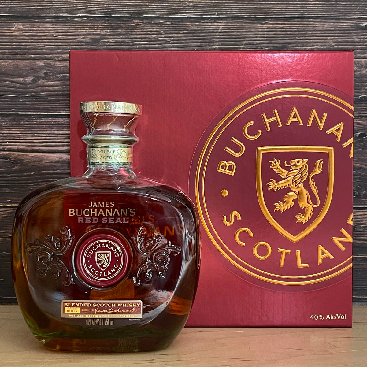 James Buchanan's Red Seal Scotch Whiskey W/ Gift Box (Limited Edition ...