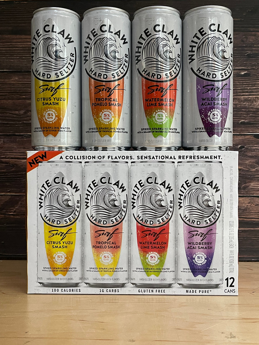 White Claw Surf Hard Seltzer Variety 12PK (New 2022 Release ...