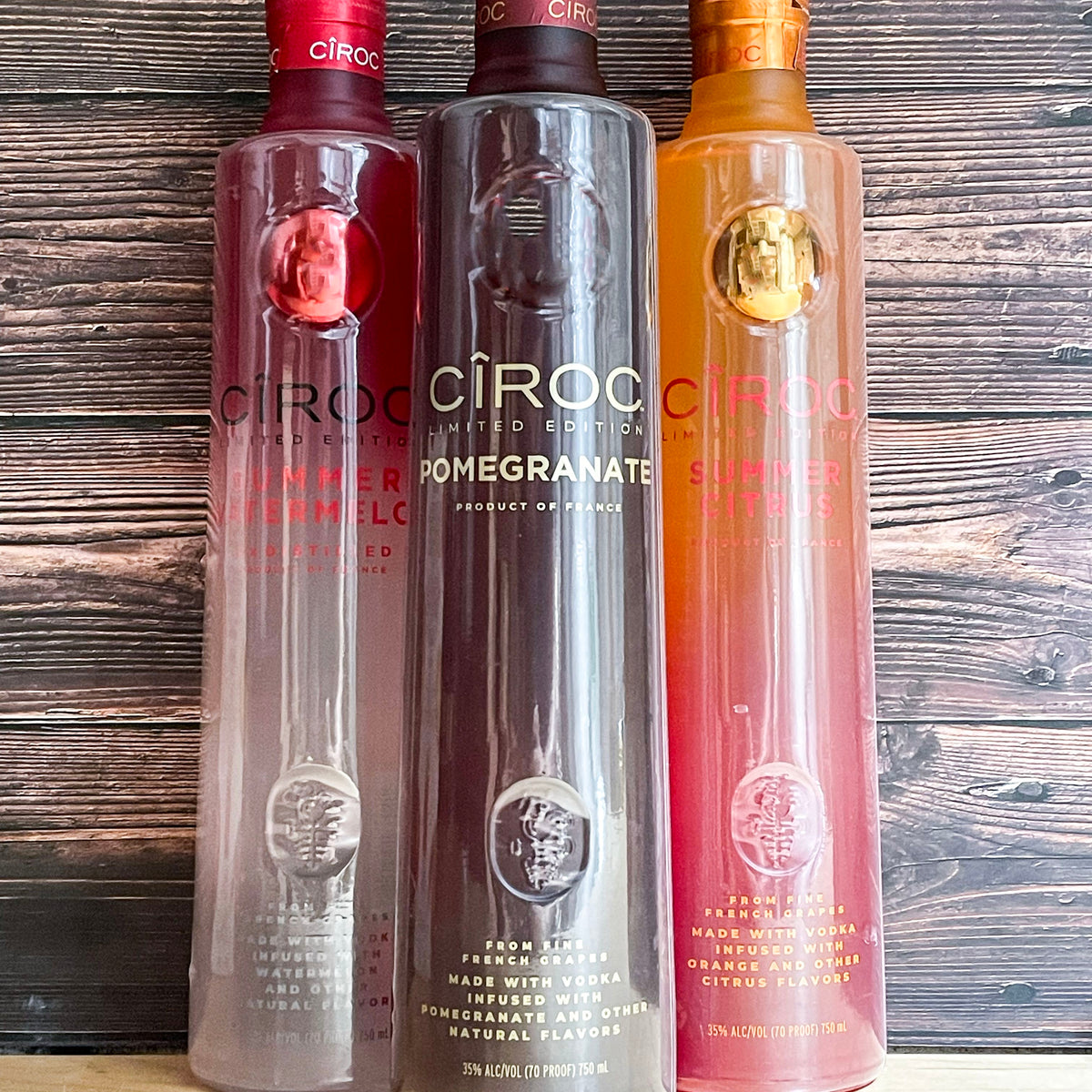 Ciroc Vodka Bundle Set Includes Pomegranate, Summer Citrus & Watermelo ...
