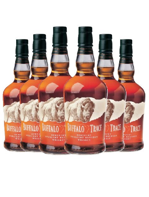 Buffalo Trace Bourbon Whiskey 1.75L Full Case Bundle Set (6x ...