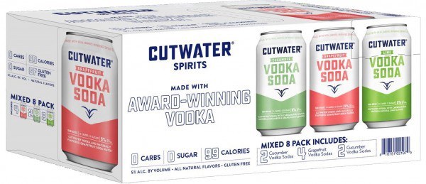 Cutwater Vodka Soda Variety Pack (8-PK) (12oz Can) – 3brothersliquor